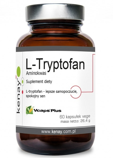 L-Tryptofan. Suplement Diety KENAY w Kapsułkach. Dobra Cena - E ...